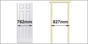 What size is a standard door lining? – The DIY Fix